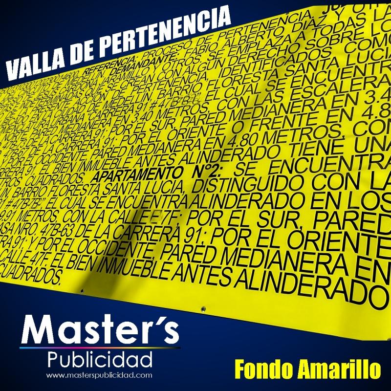 Valla de Pertenencia Resistente a la Intemperie - $75.000 x m²